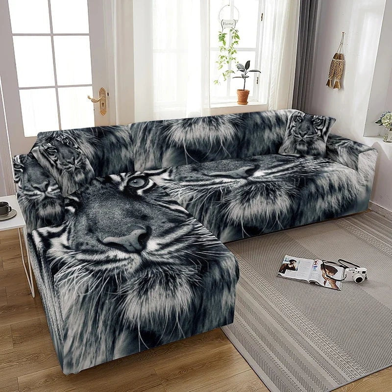 Tiger Print Couch Cover | Couch Covers